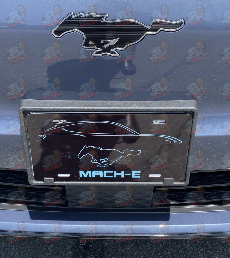 Mach-E License Plate | Rockin' Vinyl Creations